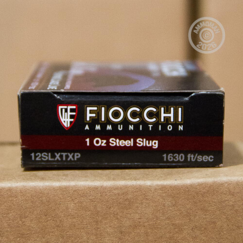 5 Rounds of 12 Gauge 2 3/4" 1 oz Fiocchi Segmented Steel Slug Ammo at ...