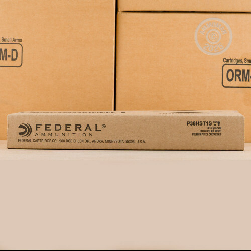 38 Special +P Ammo at AmmoMan.com - Federal Personal Defense HST Micro ...