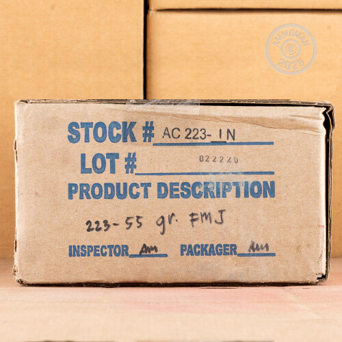 223 Rem Ammo - 1000 Rounds of 55 Grain FMJ Armscor USA with Free ...