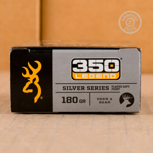 350 Legend Ammo at AmmoMan.com - Browning Silver Series 180 Grain SP ...
