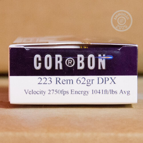 223 Remington Ammo - 20 Rounds of Corbon DPX 62 Grain Grain HP at ...