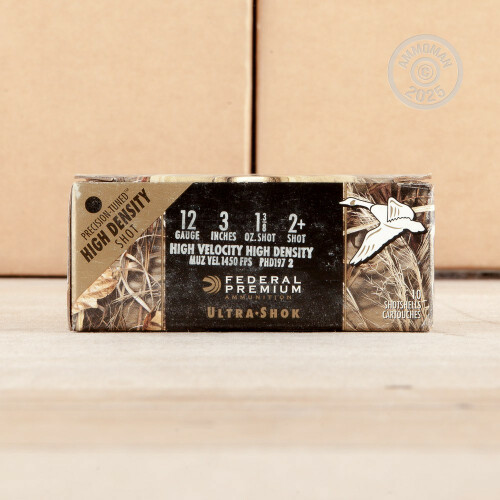 12 Gauge Ammo at AmmoMan.com - Federal Ultra Shok 3" 1-3/8 oz. #2+ High ...