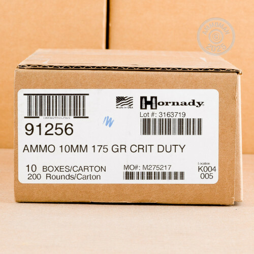 Hornady 10mm Ammo - 175gr JHP - Free Shipping at AmmoMan.com