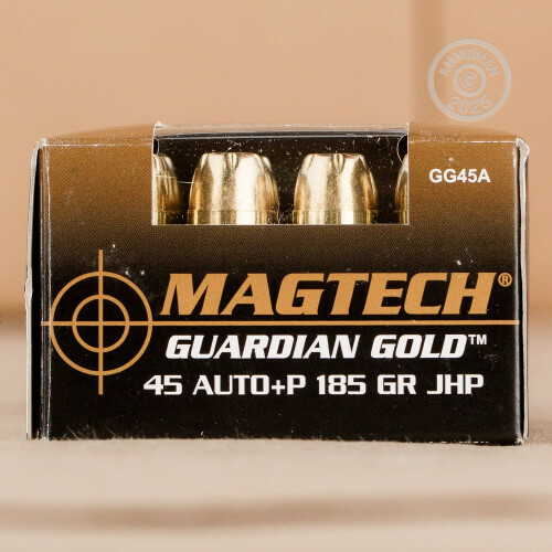 .45 ACP +P Ammo - 20 Rounds of Magtech Guardian Gold 185 Grain JHP at ...