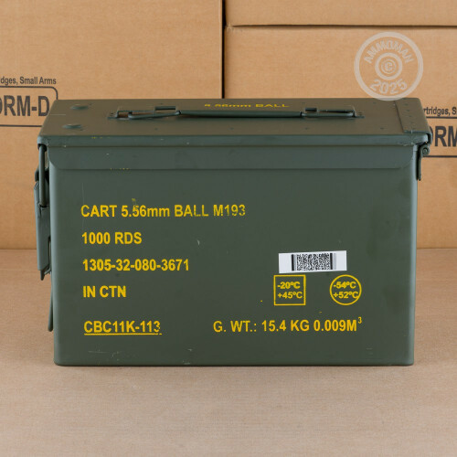 5.56x45mm NATO 55 Grain Magtech/CBC 556MIL FMJ Ammo at AmmoMan.com ...