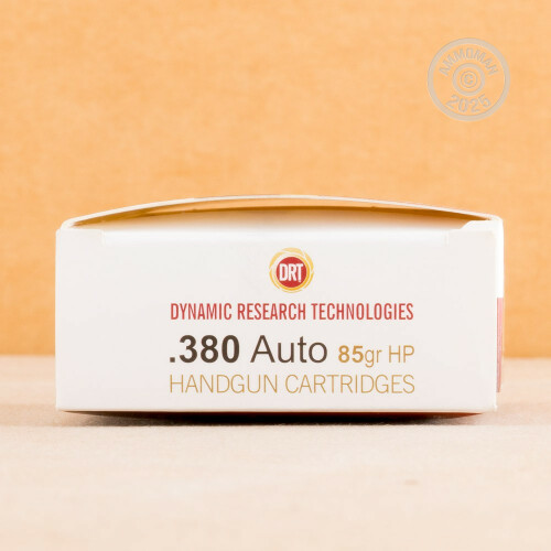 20 Rounds of 380 Auto 85 Grain DRT Lead Free Fragmenting Ammo HP Ammo ...