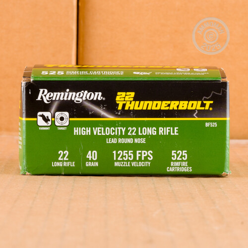 525 Rounds 22 LR 40 Grain Remington LRN Ammo at AmmoMan.com
