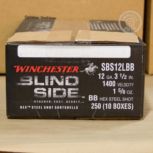 250 Rounds of Winchester Elite Blind Side Waterfowl 3-1/2" 1-5/8 oz. BB ...
