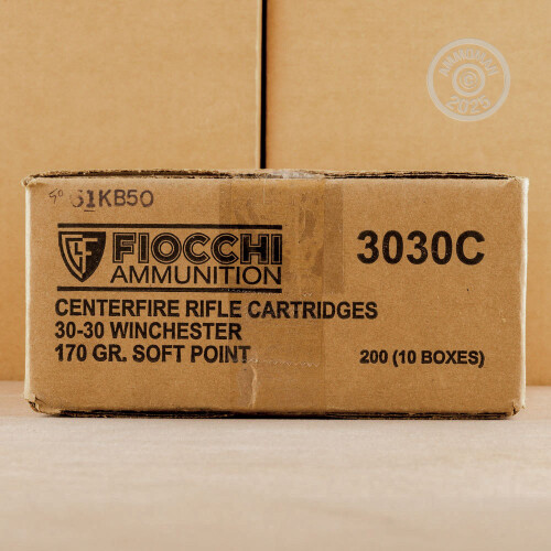 200 Rounds of Fiocchi 170 Grain FSP 30-30 Ammo with Free Shipping at AmmoMan.com