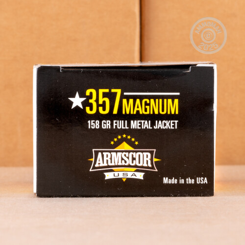 1000 Rounds of Armscor USA 158 Grain 357 Magnum Ammo with Free Shipping ...