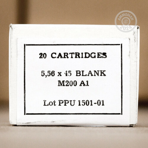 20 Rounds of 5.56 NATO Prvi Partizan M200 Blank Ammo at AmmoMan.com