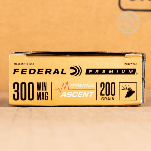 300 Win Mag Ammo at AmmoMan.com - Federal 200 Grain Terminal Ascent ...