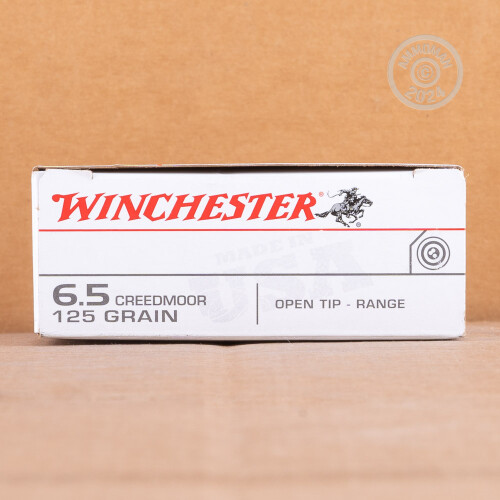 6.5 Creedmoor Ammo at AmmoMan.com - Winchester USA 125 Grain Open Tip - 200 Rounds