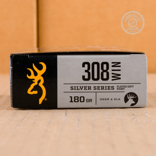 308 Win Ammo at AmmoMan.com - Browning Silver Series 180 Grain SP - 20 ...