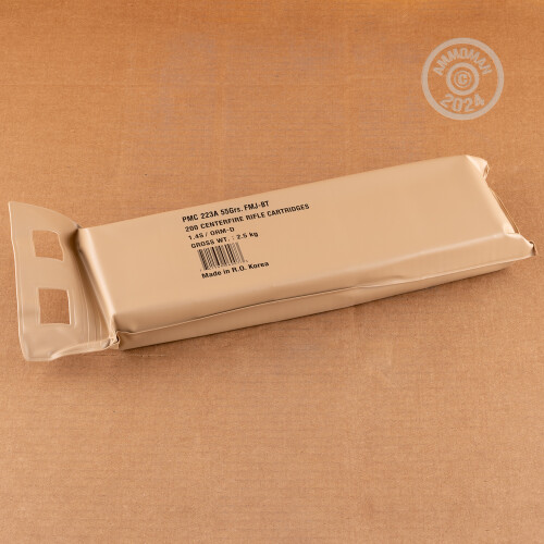 .223 Remington Ammo - 1000 Rounds of PMC Battle Pack 55 Grain FMJ-BT at ...