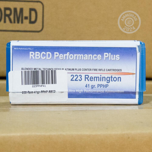 223 Remington Ammo at AmmoMan.com - RBCD Performance Plus 41 Grain PPHP ...