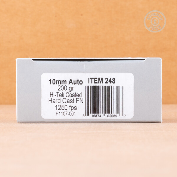 10mm Ammo at AmmoMan.com - Underwood 200 Grain Hard Cast - 200 Rounds