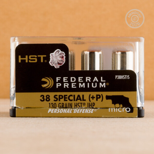38 Special +P Ammo - 200 Rounds of 130 Grain HST Federal with Free ...