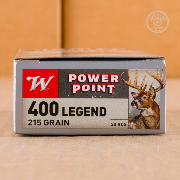 400 Legend Ammo at AmmoMan.com - Winchester Power-Point 215 Grain SP ...