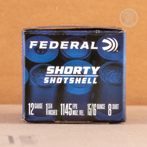 10 Rounds of 12 Gauge 1-3/4" 15/16 oz. Federal #8 Shot Ammo at AmmoMan.com