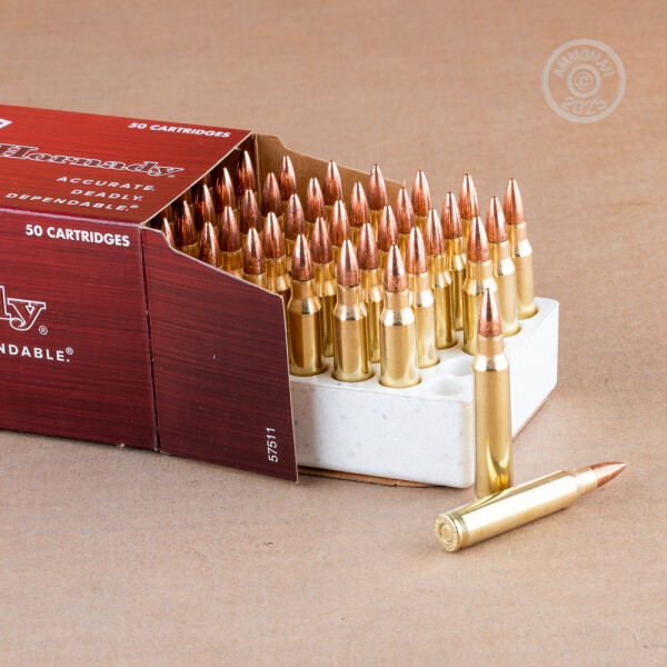 223 Rem at AmmoMan.com - Hornady 55 Grain FMJBT - 500 Rounds