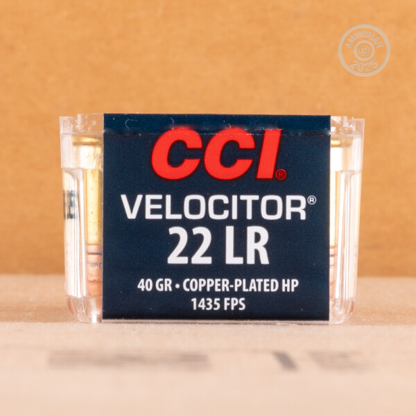 5000 Rounds of 22 LR 40 Grain CCI Velocitor CPHP Ammo at AmmoMan.com
