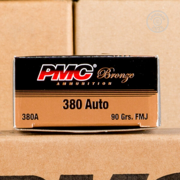 380 Ammo at AmmoMan.com - PMC 380A 90 Grain FMJ - 1000 Rounds