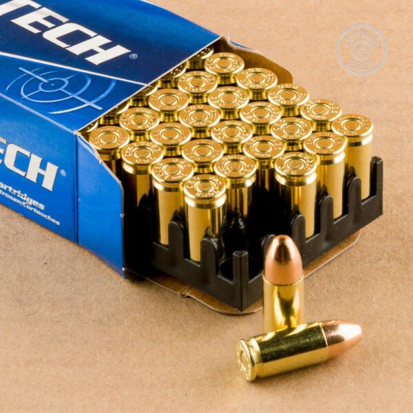 9mm Luger Ammo - 1000 Rounds of Magtech 115 Grain FMJ at AmmoMan.com