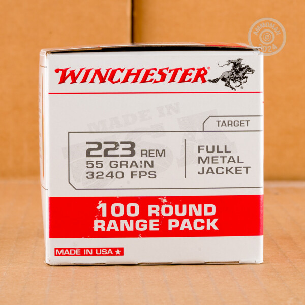 1000 Rounds of Winchester 55 Grain FMJ 223 Rem Ammo with Free Shipping ...
