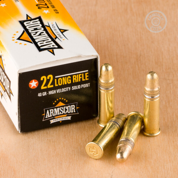 22 LR Ammo - 5000 Rounds of 40 Grain CPRN Armscor with Free Shipping at ...