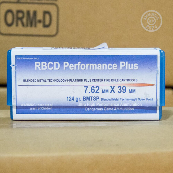7.62x39mm Ammo at AmmoMan.com - RBCD Performance Plus 124 Grain BMTSP ...