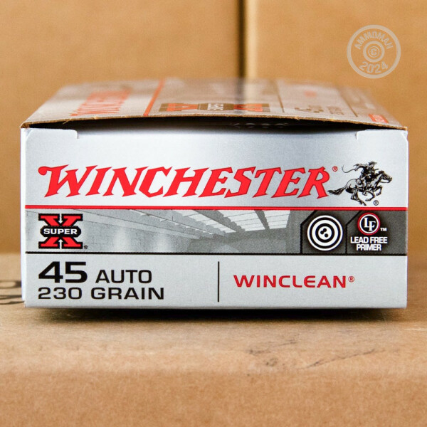 45 ACP Ammo at AmmoMan.com - Winchester WinClean 230 Grain BEB - 50 ...