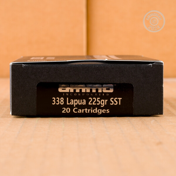20 Rounds of 338 Lapua Magnum 225 Grain Ammo Inc. SST Ammo at AmmoMan.com