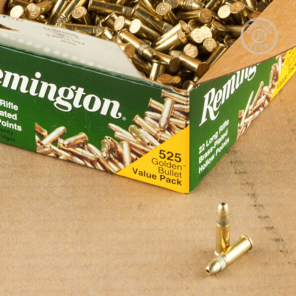 6300 Rounds of 22 LR 36 Grain Remington Golden Bullet HP Ammo at ...