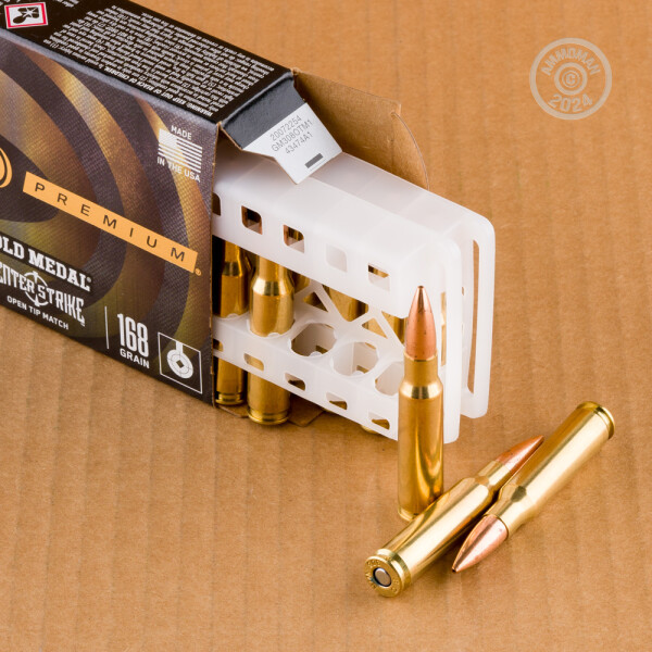 200 Rounds of 308 Win 168 Grain Federal Gold Medal CenterStrike OTM ...