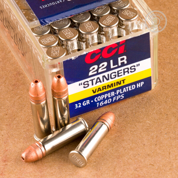 22 LR Ammo at AmmoMan.com - CCI Stangers 32 Grain CPHP - 100 Rounds