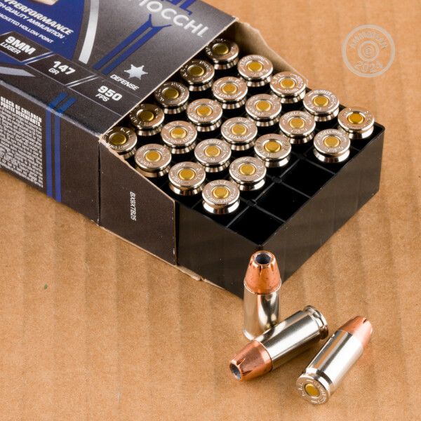 9mm Ammo - 500 Rounds of 147 Grain JHP Fiocchi with Free Shipping at ...