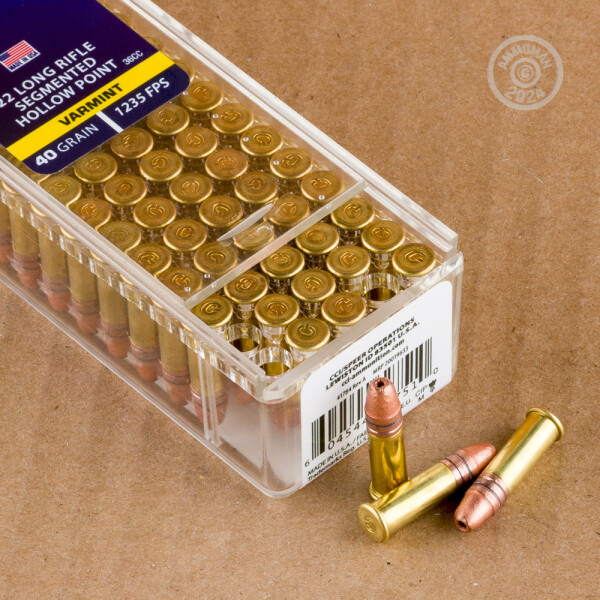 22 LR Ammo at AmmoMan.com - CCI 40 Grain SHP - 5000 Rounds