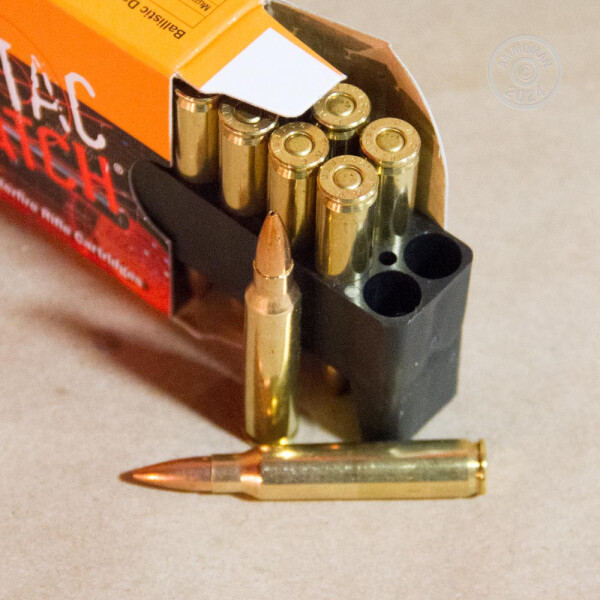 20 Rounds of 223 Rem 77 Grain PMC X-TAC Match OTM MatchKing Ammo at ...