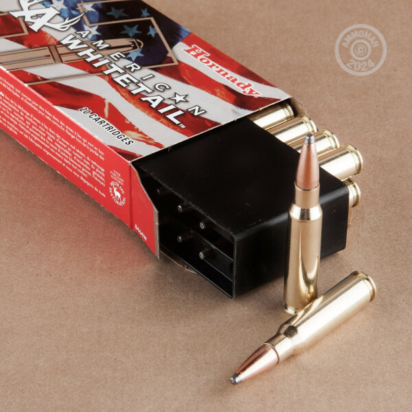 200 Rounds of Hornady American Whitetail 165 Grain InterLock SP 308 Win ...