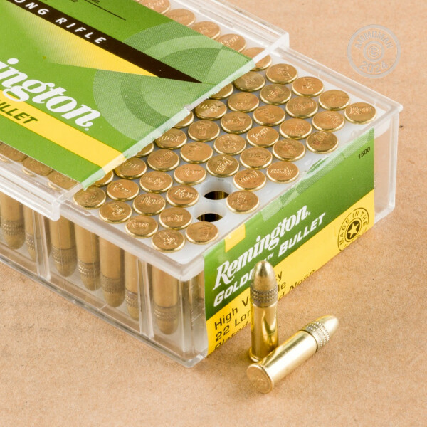 5000 Rounds of Remington Golden Bullet 40 Grain CPRN 22 LR Ammo with ...