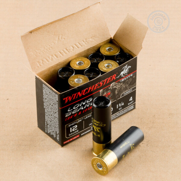 12 Gauge Ammo - 10 Rounds of Long Beard XR 3" #4 Birdshot at AmmoMan.com
