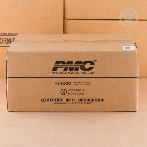 308 Win Ammo at AmmoMan.com - PMC 168 Grain OTM - 200 Rounds