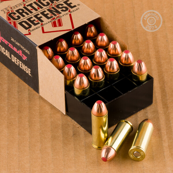 200 Rounds of 45 Long Colt 185 Grain Hornady Critical Defense JHP Ammo ...
