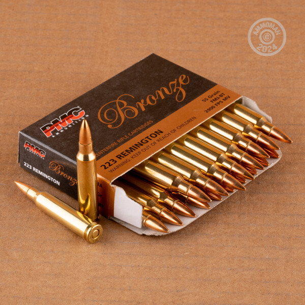 .223 Remington Ammo - 200 Rounds of PMC Battle Pack 55 Grain FMJ-BT at ...