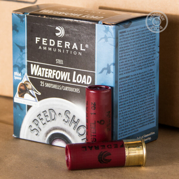 12 Gauge Ammo at AmmoMan.com - Federal Waterfowl Steel Shot 2-3/4" 1 oz ...