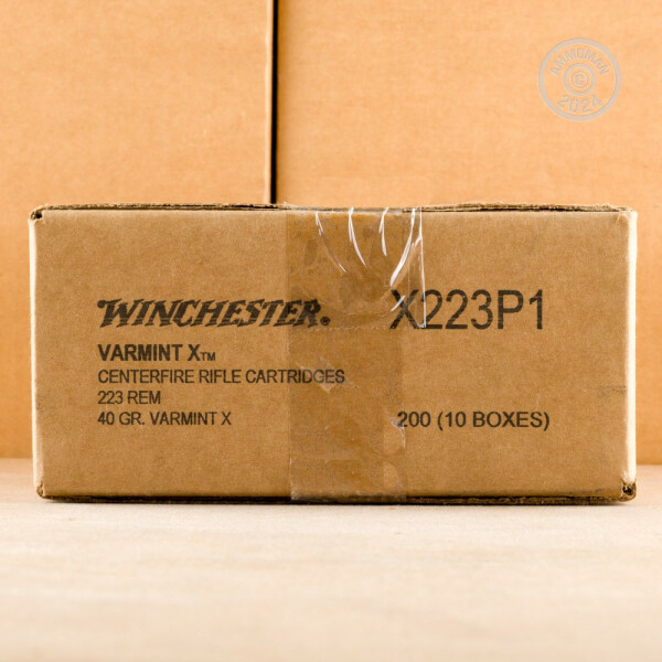 223 Rem Ammo at AmmoMan.com - Winchester Varmint X 40 Grain Polymer Tip ...