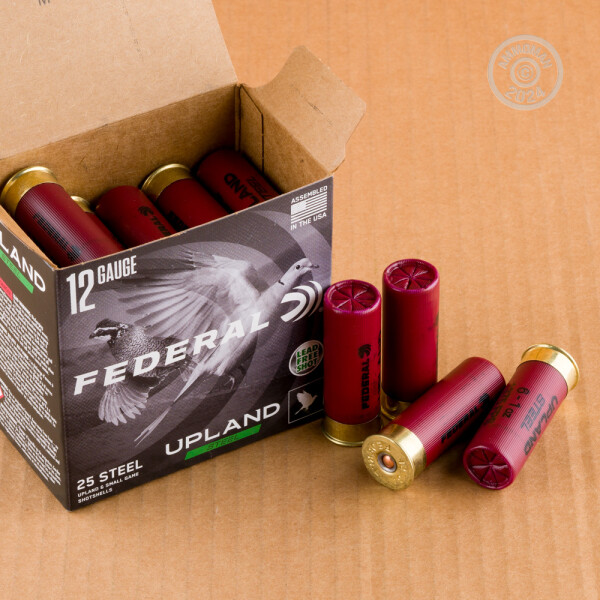 12 Gauge Ammo - 250 Rounds of 2-3/4"” 1 oz. #6 Steel Shot by Federal ...