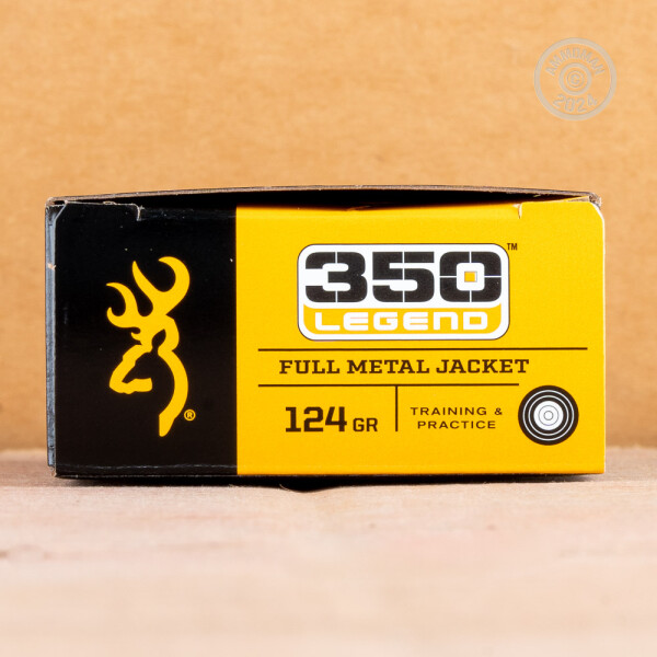 350 Legend Ammo at AmmoMan.com - Browning 124 Grain FMJ - 200 Rounds