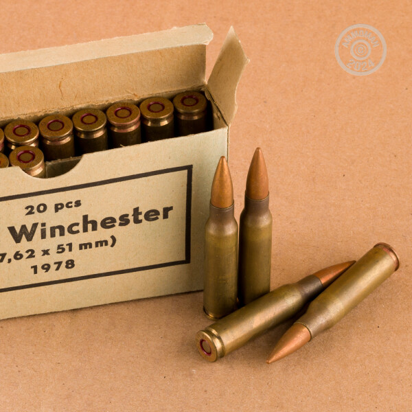 308 Win Ammo at AmmoMan.com - Sellier & Bellot Military Surplus 147 ...
